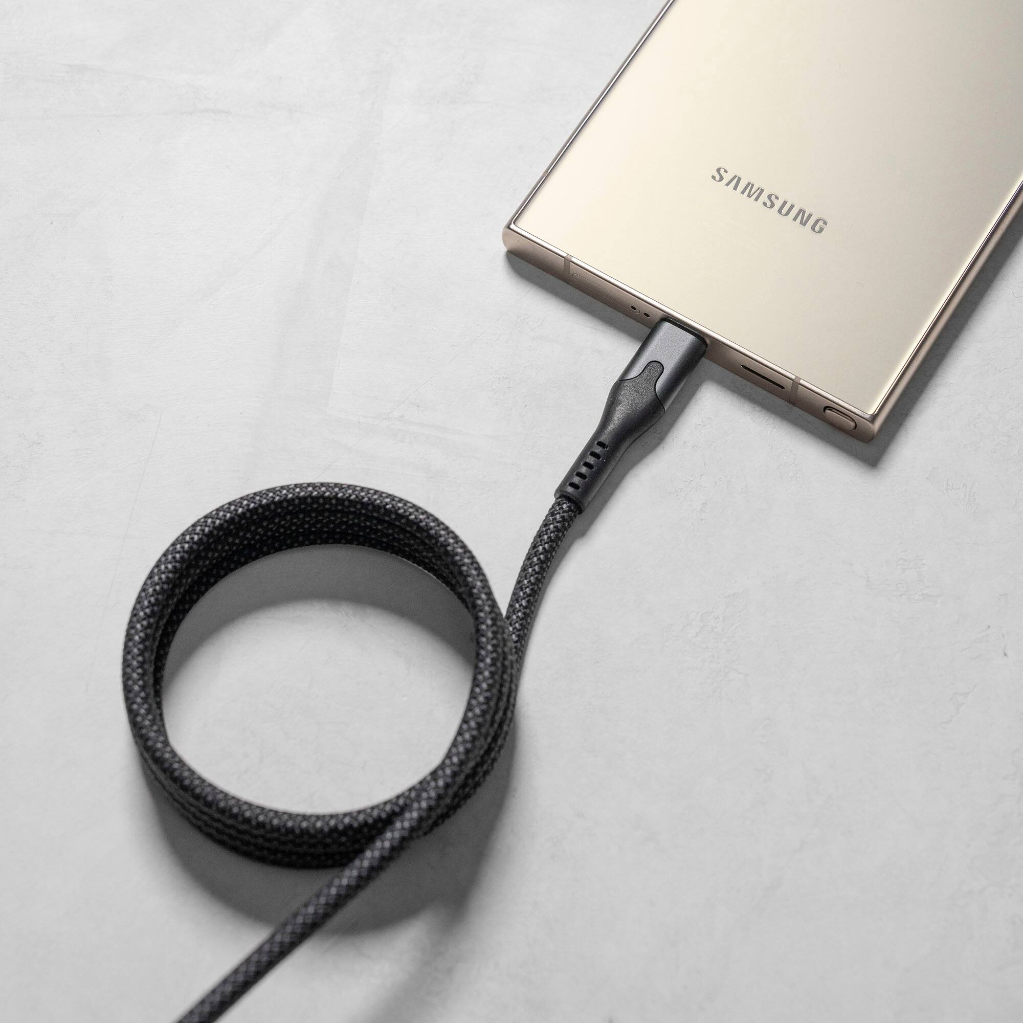 STATIK Magstack 3 Foot USB A to USB C Magnetic Charging Cable Black ...