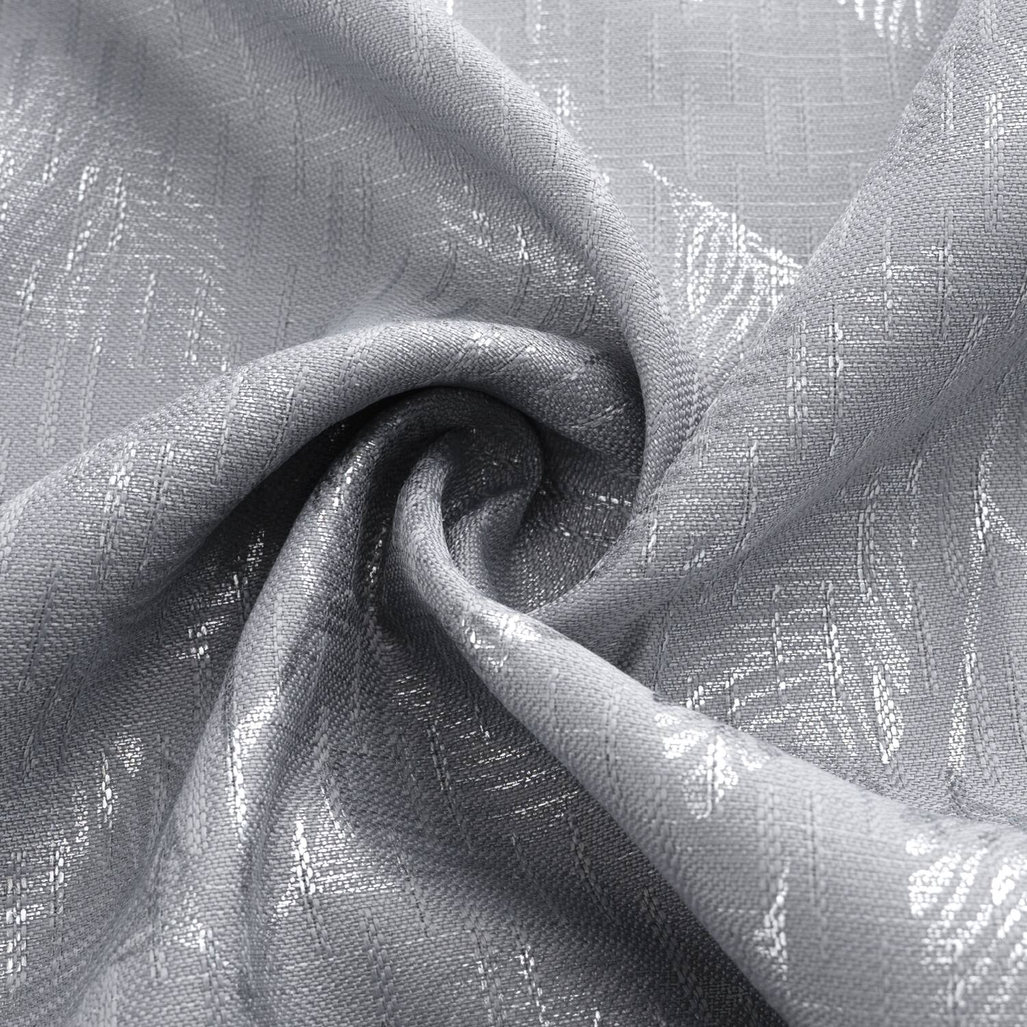 RT Designers Collection Bexley Foil Jacquard Polyester Window Curtain ...