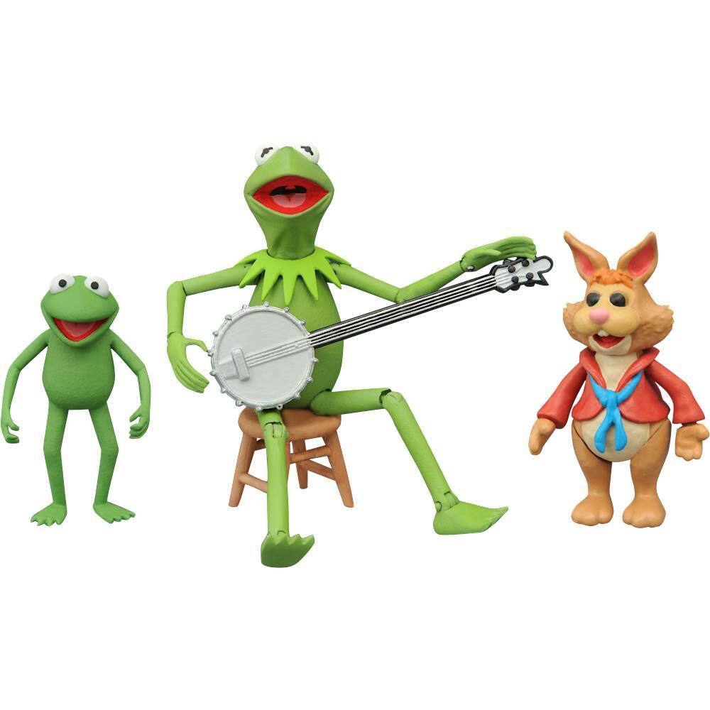Diamond Select Toys Muppets: Select Series 1 Kermit with Robin and Bean ...