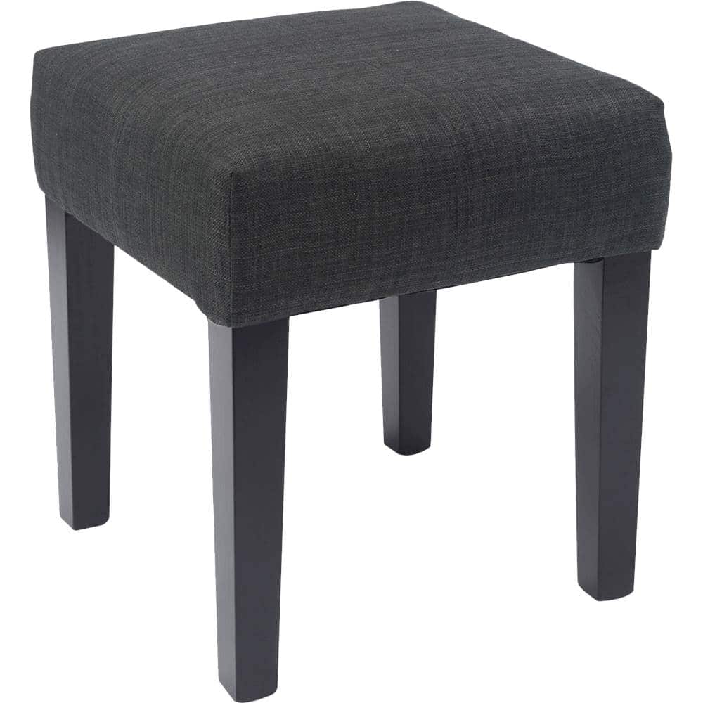 Best Buy: CorLiving Antonio 16" Square Bench Dark Gray/Dark Espresso ...