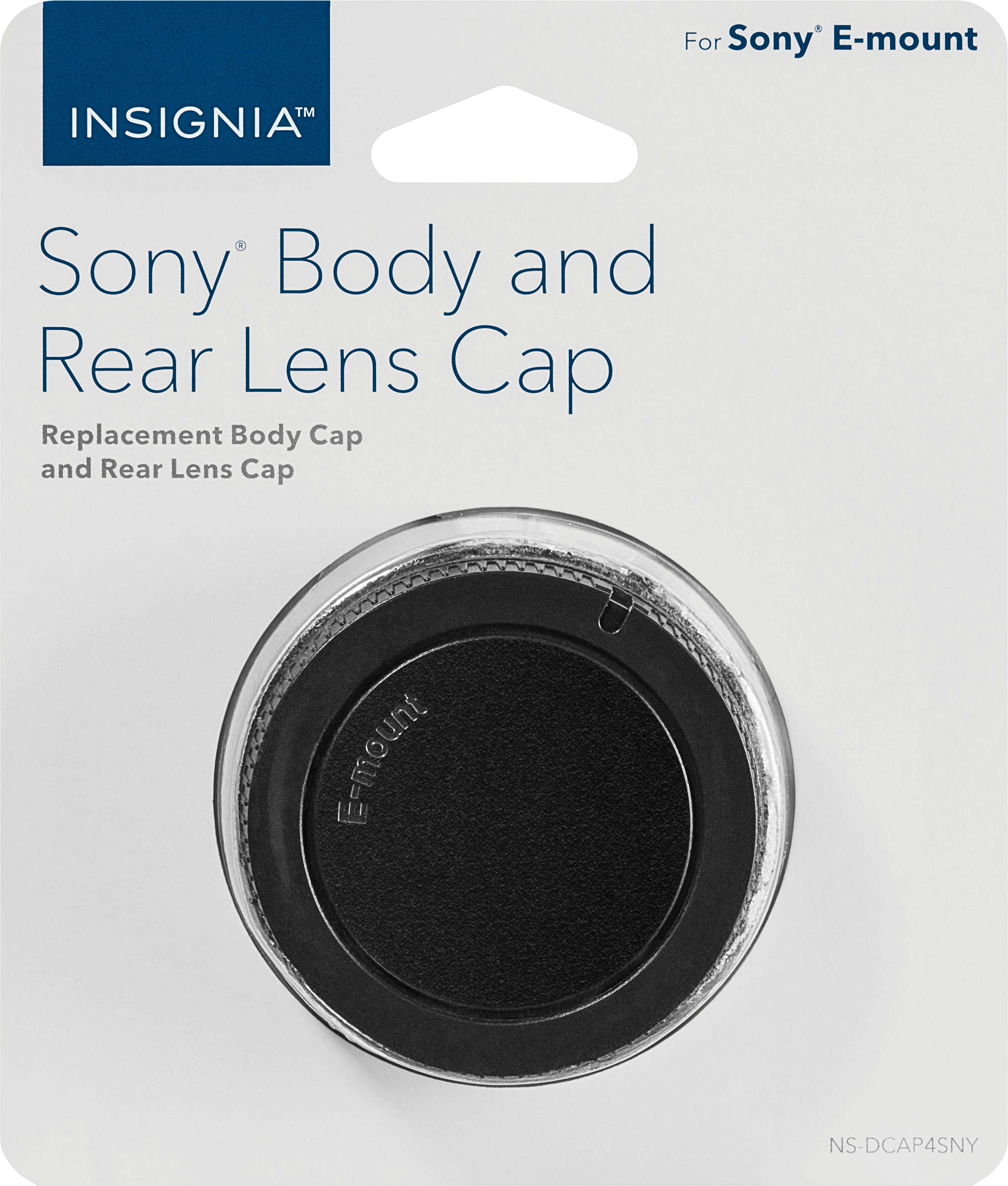 Best Buy: Insignia™ Body and Rear Lens Caps for Sony NS-DCAP4SNY
