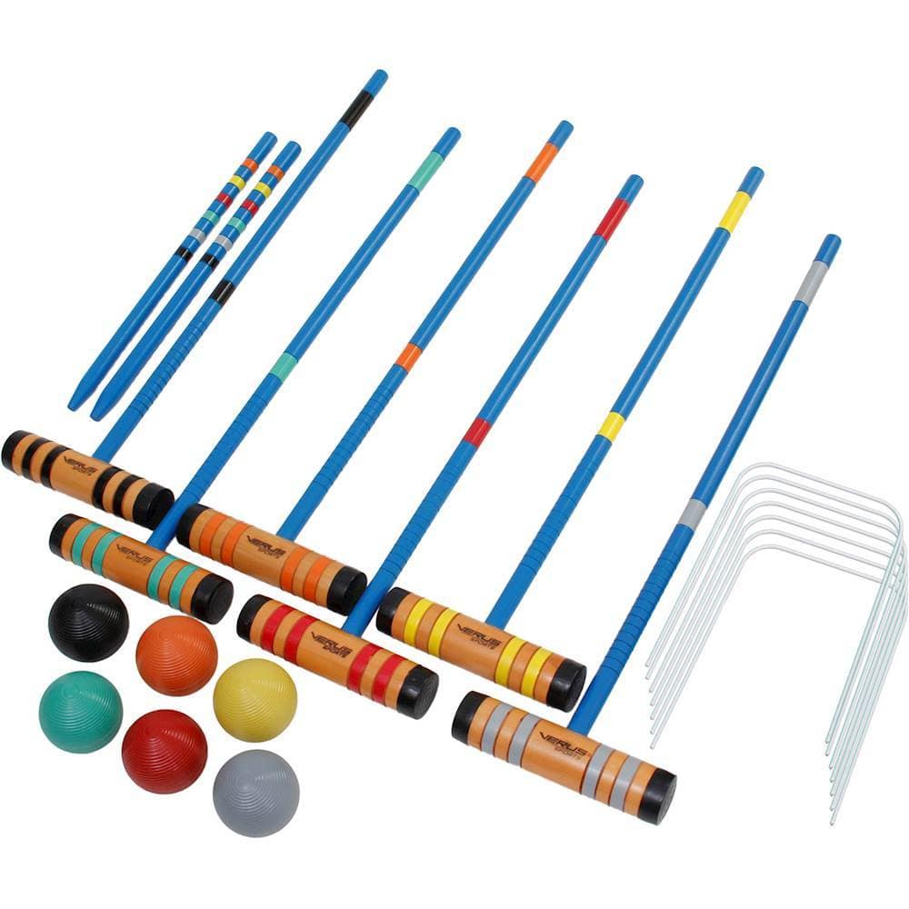 Best Buy: Verus Sports Advanced 6 Player Croquet Set Blue CR300