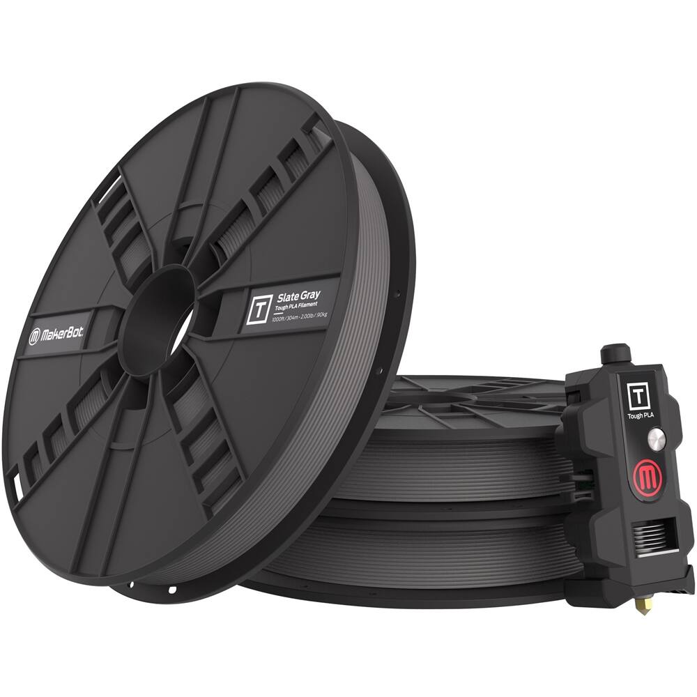 Best Buy: MakerBot 1.75mm PLA Filament 2 lbs. Slate gray 111746-00