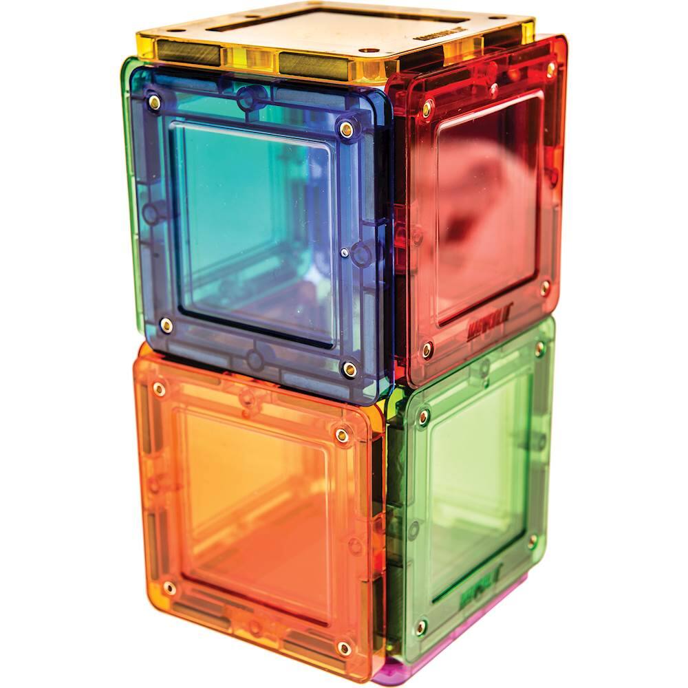Best Buy: MagWorld Rainbow Magnetic Building Tiles Set Multi Colored MWR020