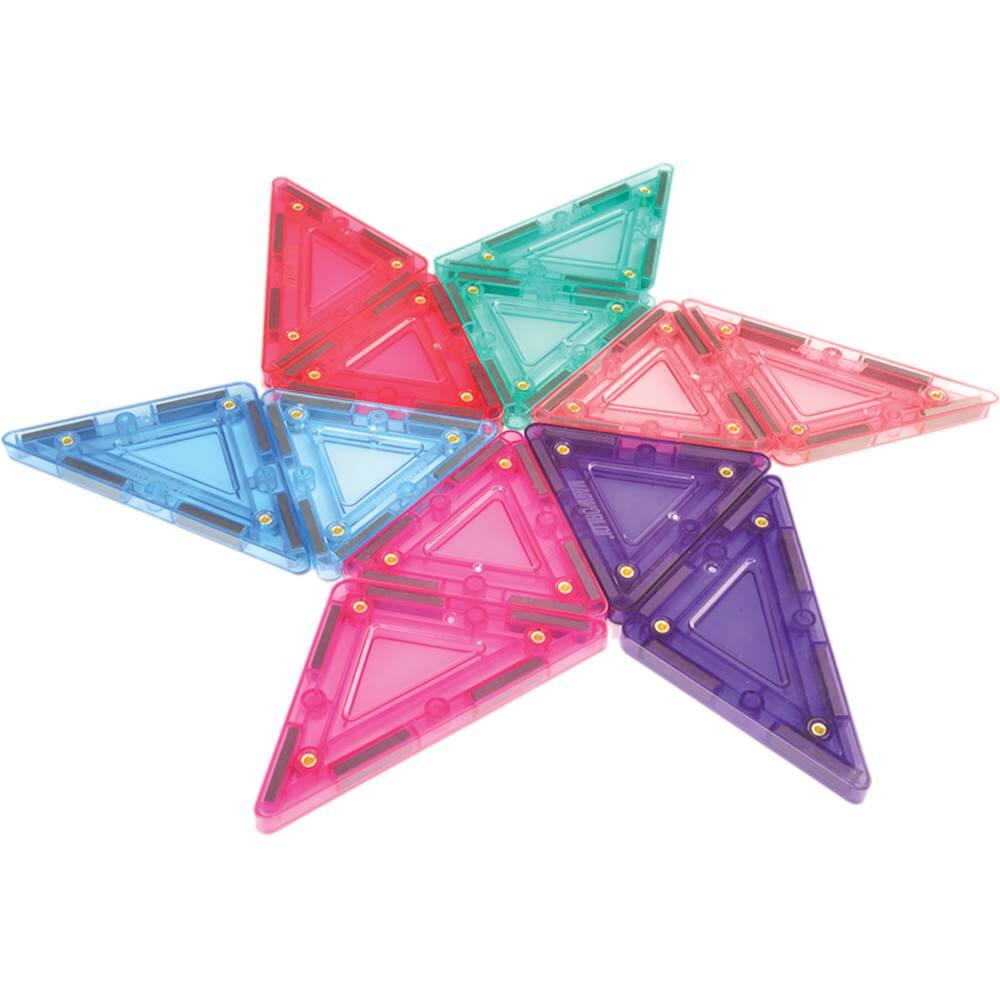 Best Buy: MagWorld Pastel Magnetic Building Tiles Set Multi Colored MWP060