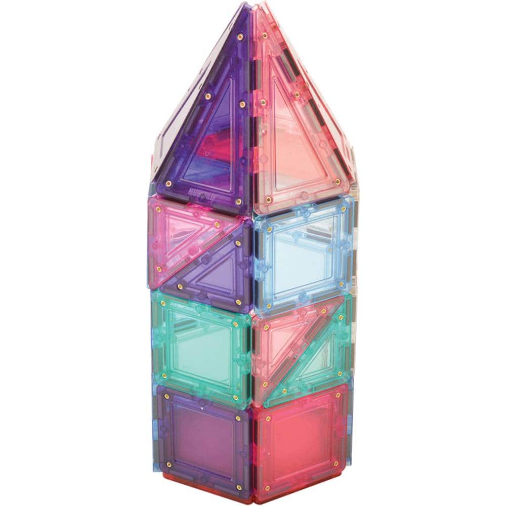Best Buy: MagWorld Pastel Magnetic Building Tiles Set Multi Colored MWP042