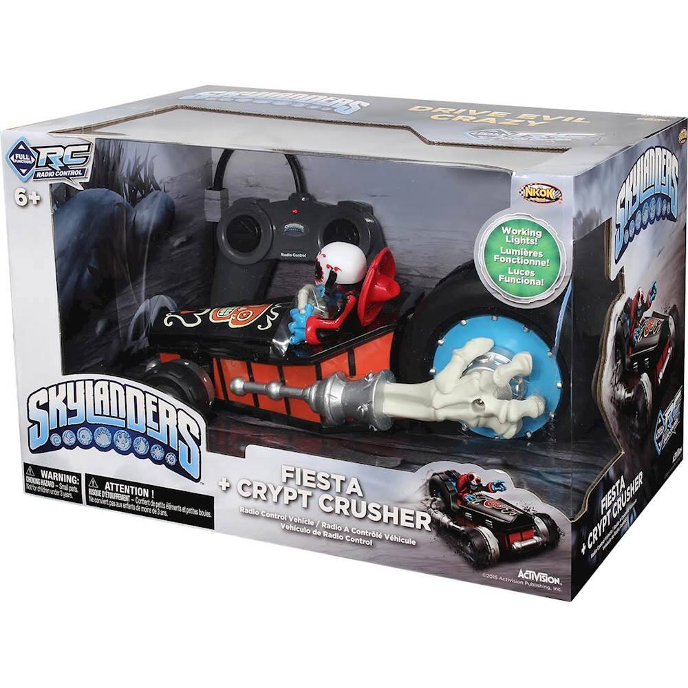 Best Buy: NKOK Skylanders Fiesta with Crypt Crusher RC Vehicle Black 6512