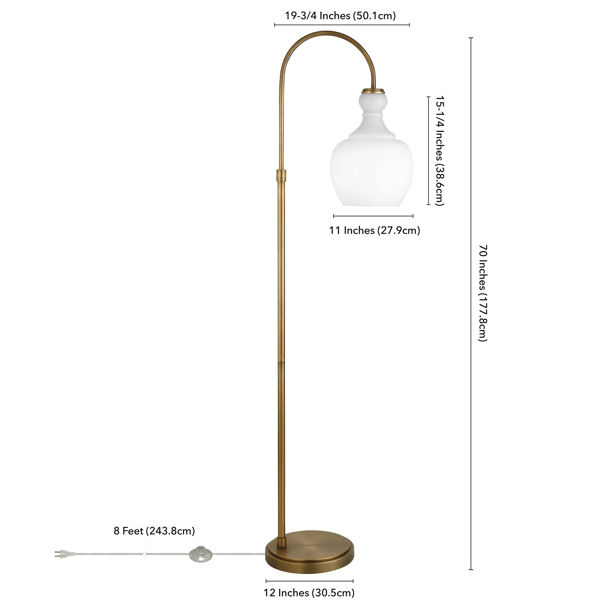 Questions and Answers: Camden&Wells Verona Floor Lamp Brushed Brass ...