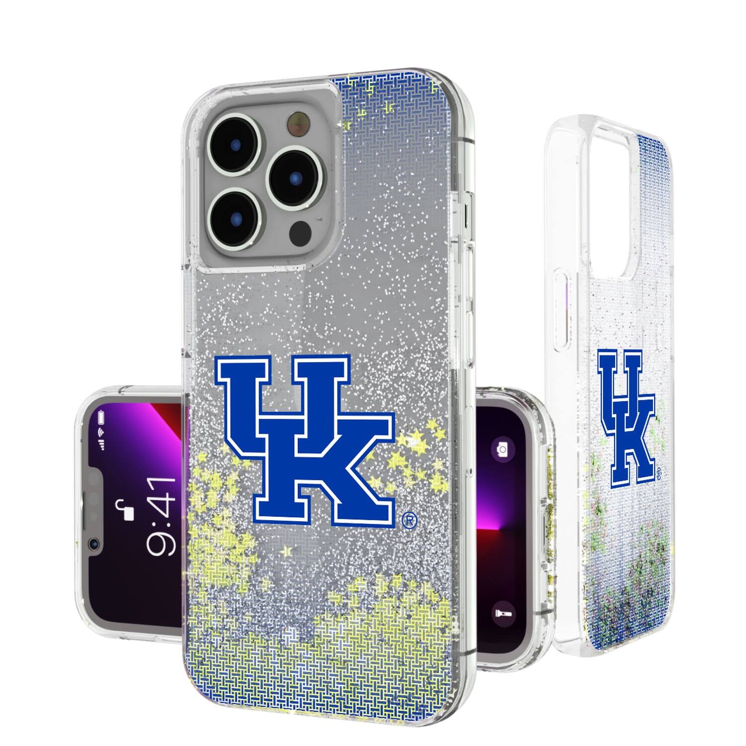 Keyscaper NCAA Kentucky Wildcats Linen Logo iPhone Glitter Case 13 Pro ...