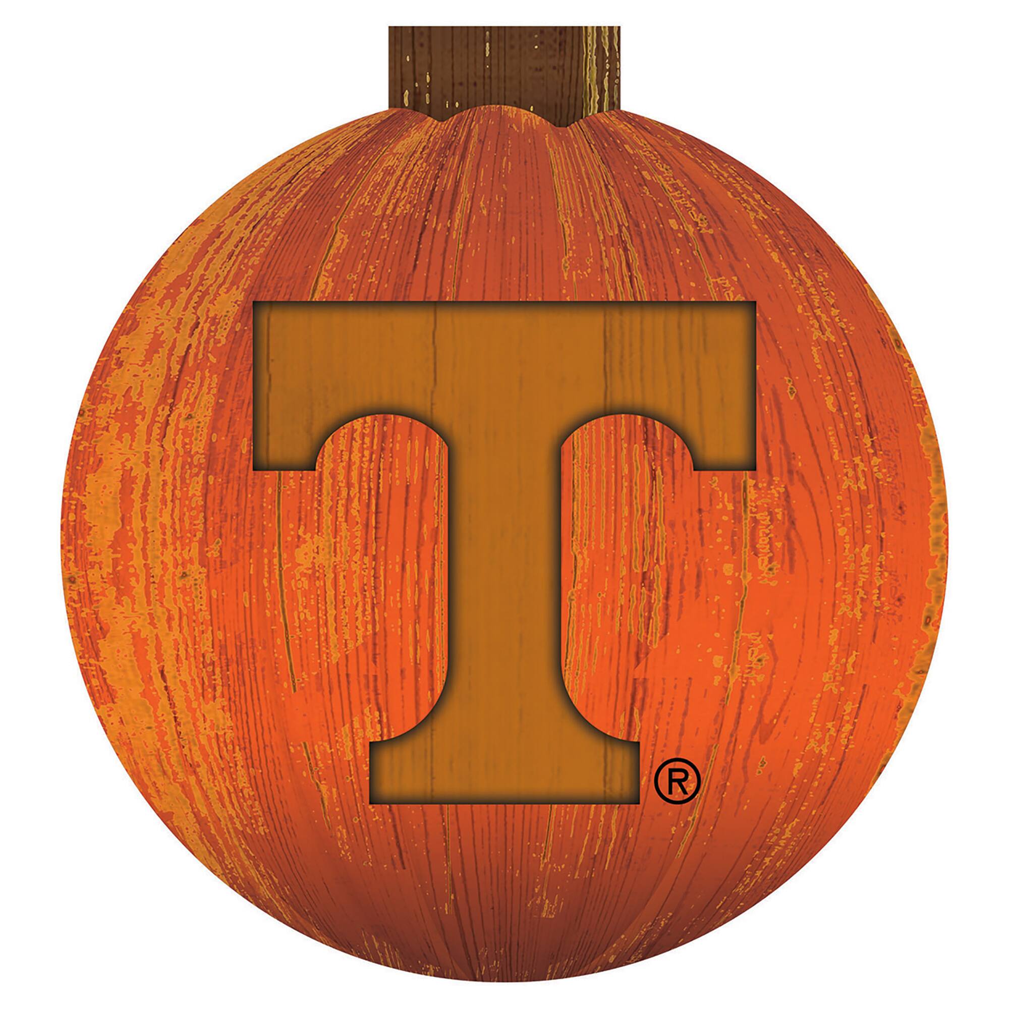 Fan Creations Tennessee Volunteers 12'' Pumpkin Sign Orange 5038267 ...