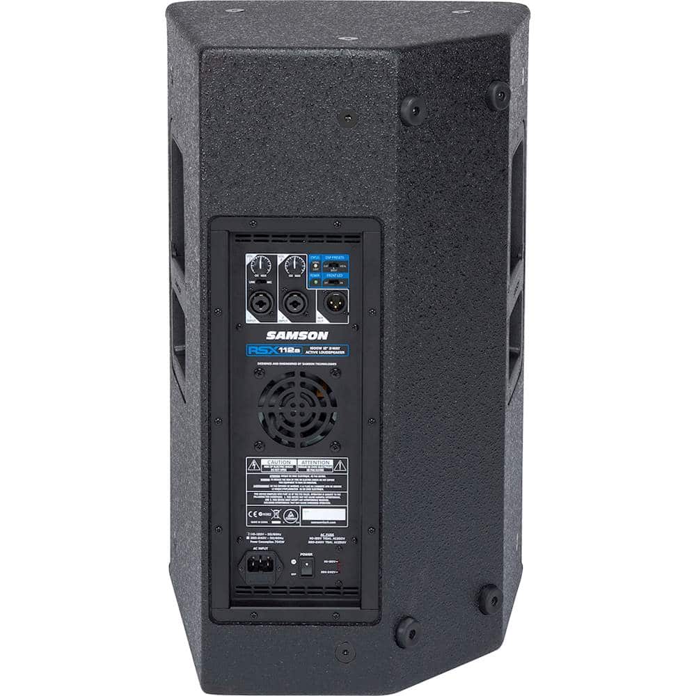 Best Buy: Samson 1600W 2-Way Active Loudspeaker Black SARSX112A