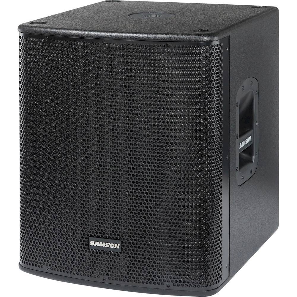 Best Buy: Samson Auro 15" 1000W Powered PA Subwoofer Textured Black ...