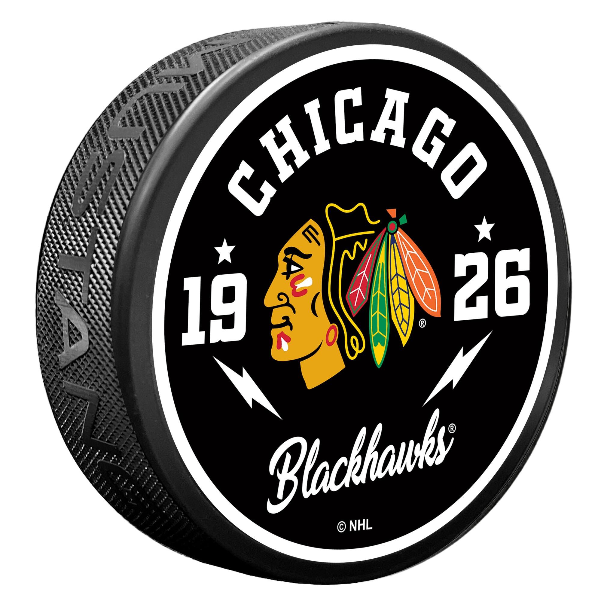 Mustang Drinkware Chicago Blackhawks Bolt Hockey Puck Multicolor ...