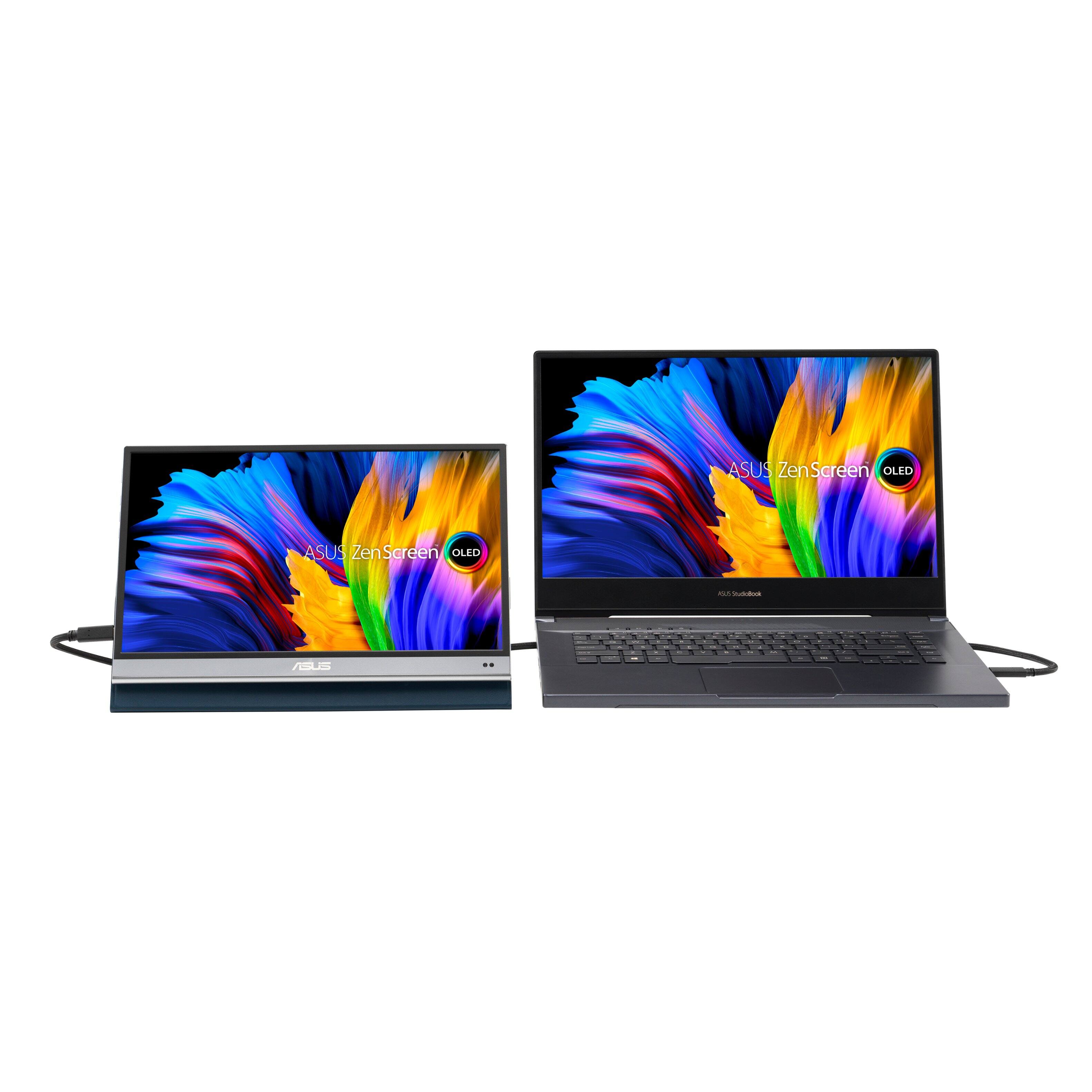 Best Buy: ASUS ZenScreen 13.3" OLED Portable Monitor (USB-C) Gray MQ13AH