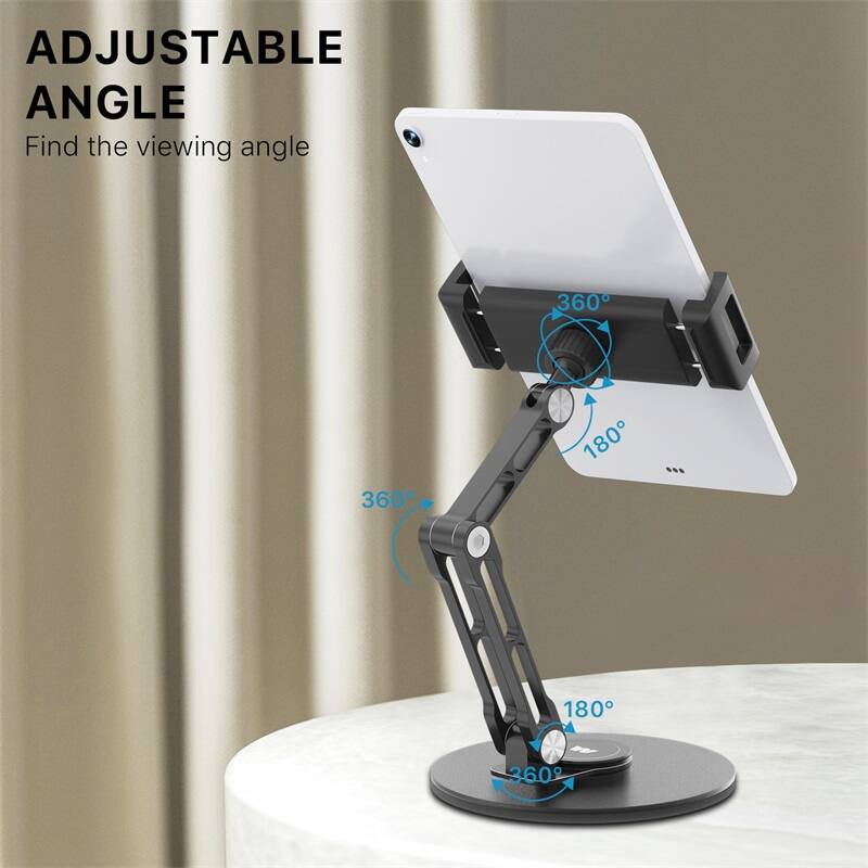 Mybat 360° Rotating Adjustable Phone & Tablet Stand – Universal Desktop Holder for 4.7" 12.9 ...