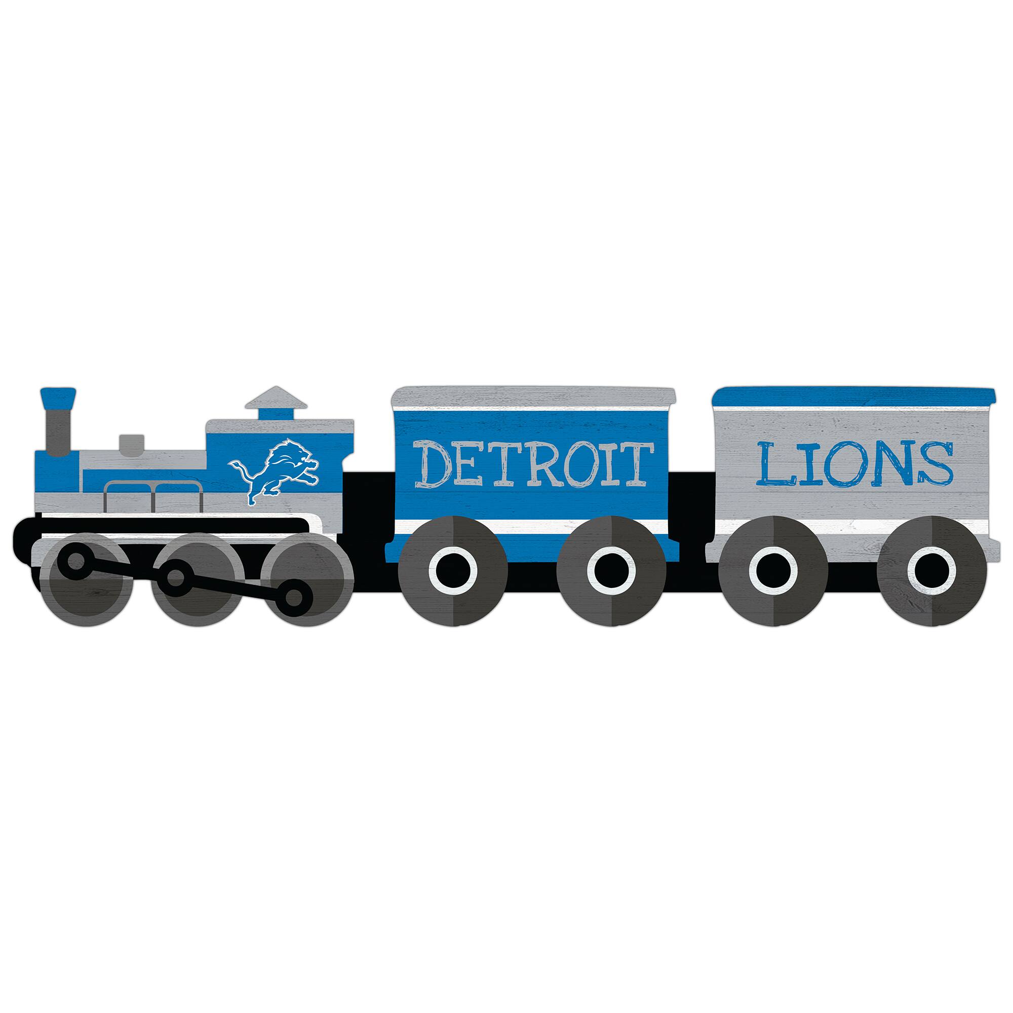 Fan Creations Detroit Lions 6'' x 24'' Train Cutout Sign Multicolor ...