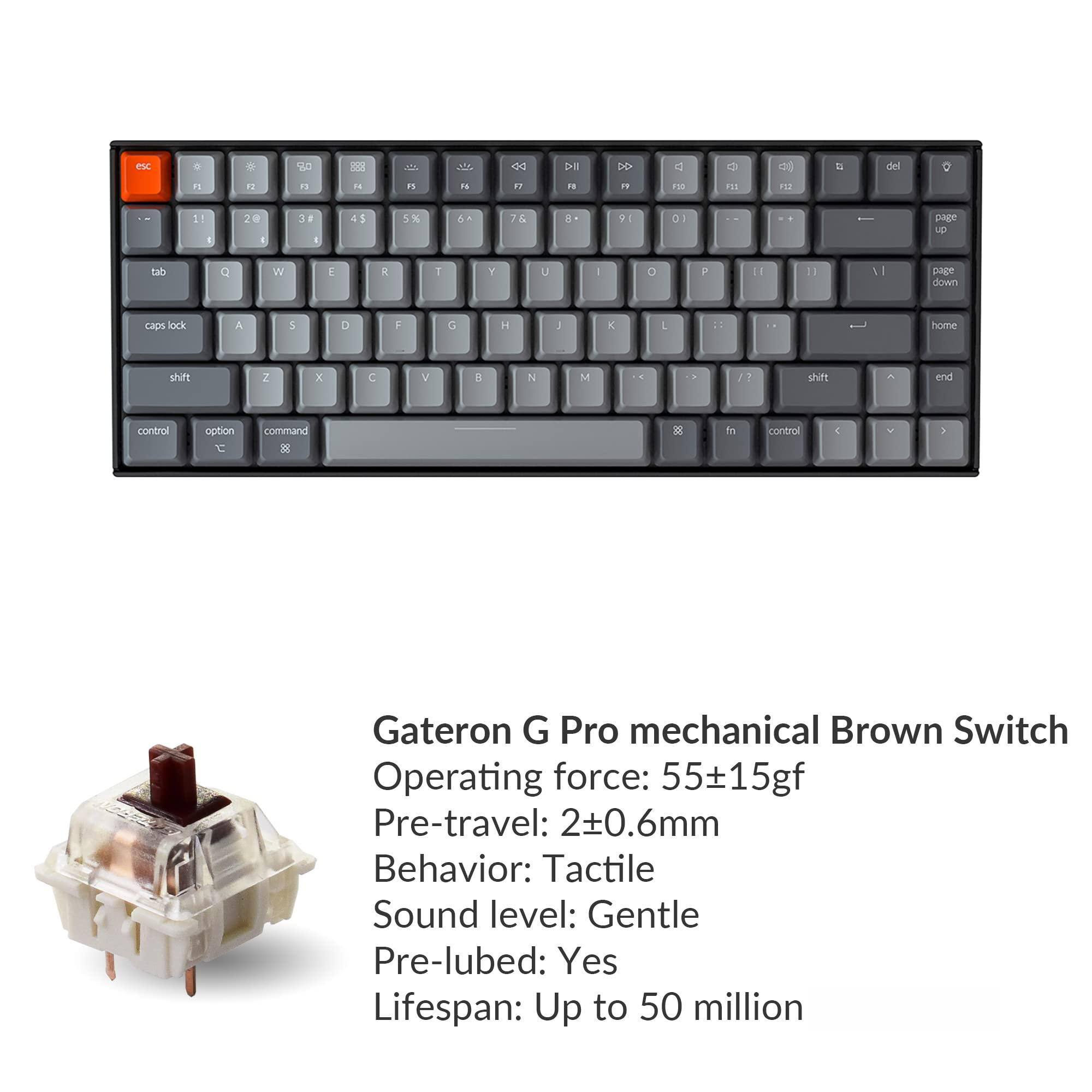 Earthley Blooms K2 75 Layout Wireless Mechanical Gaming With Gateron G ...