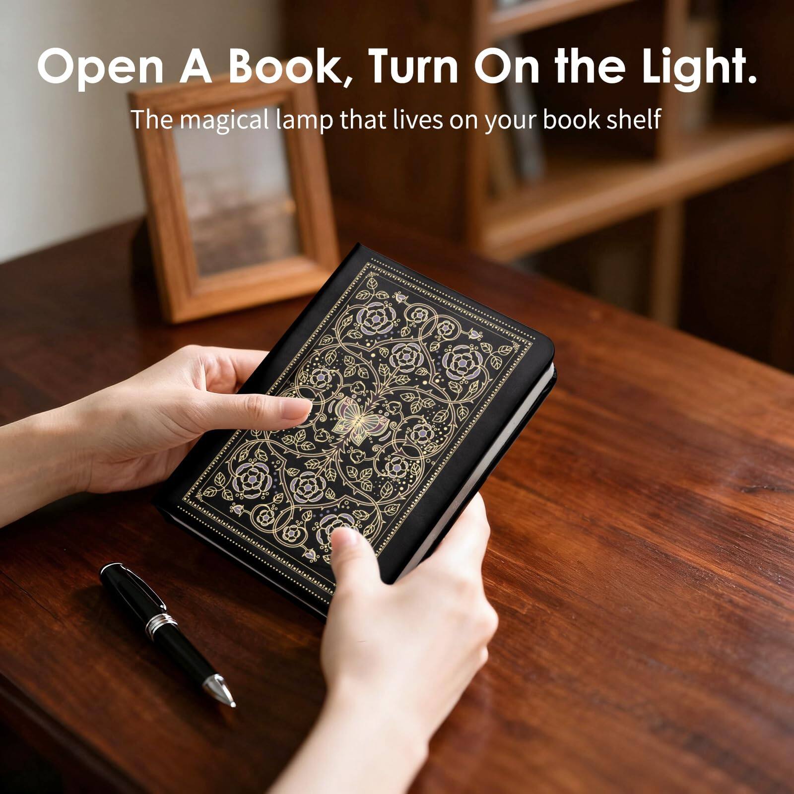 Reds Spade Book Lamp For Lovers Gifts Bookshaped Small Mood Lighting ...