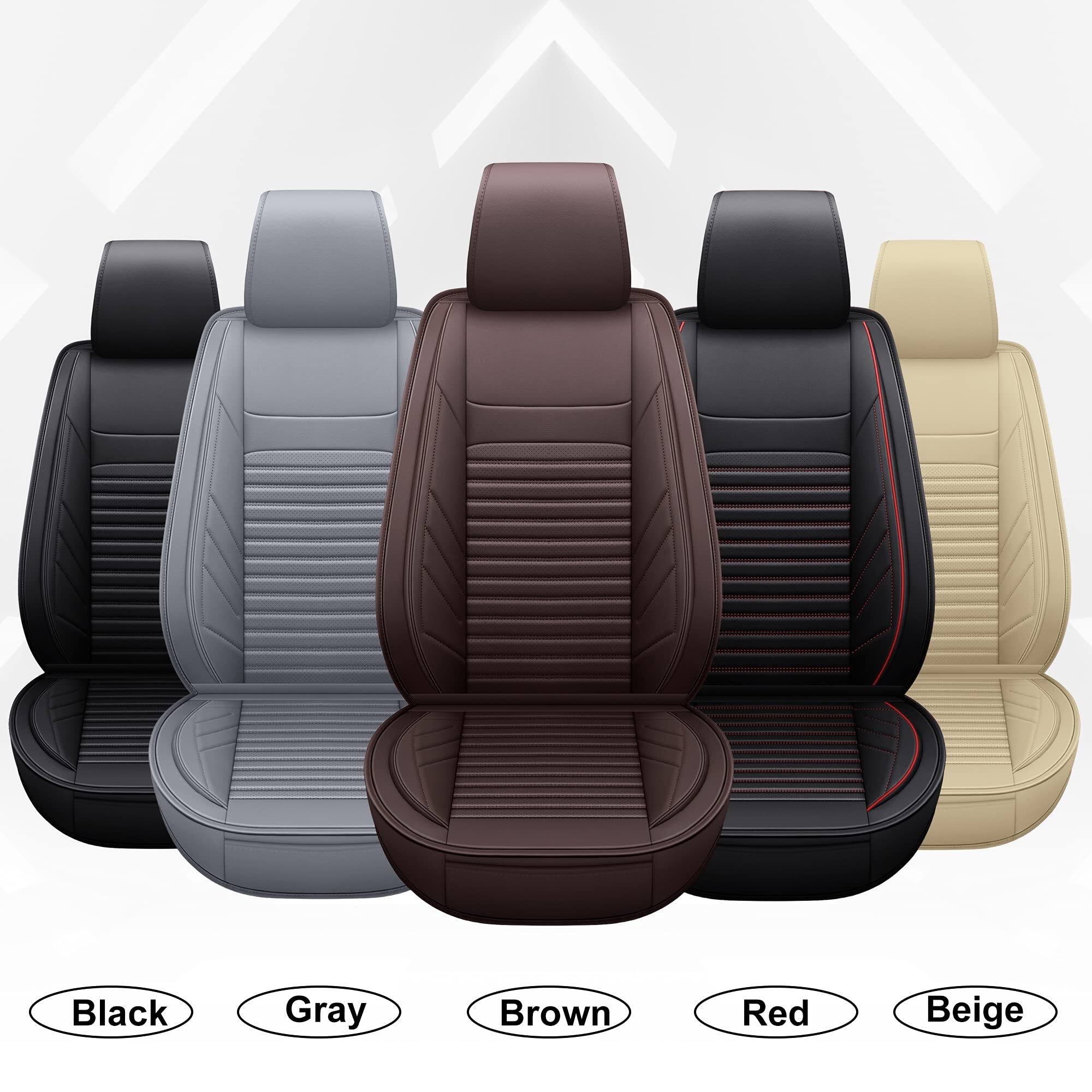 COTTAGE Flat Cloth Full Set Car Seat Covers Three Row Universal Fit For ...