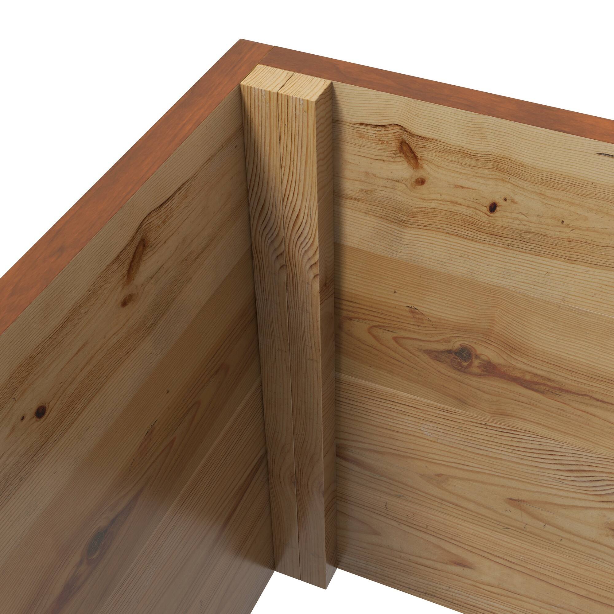 Outsunny Wood Planter Box with Trellis, Raised Garden Bed Privacy ...