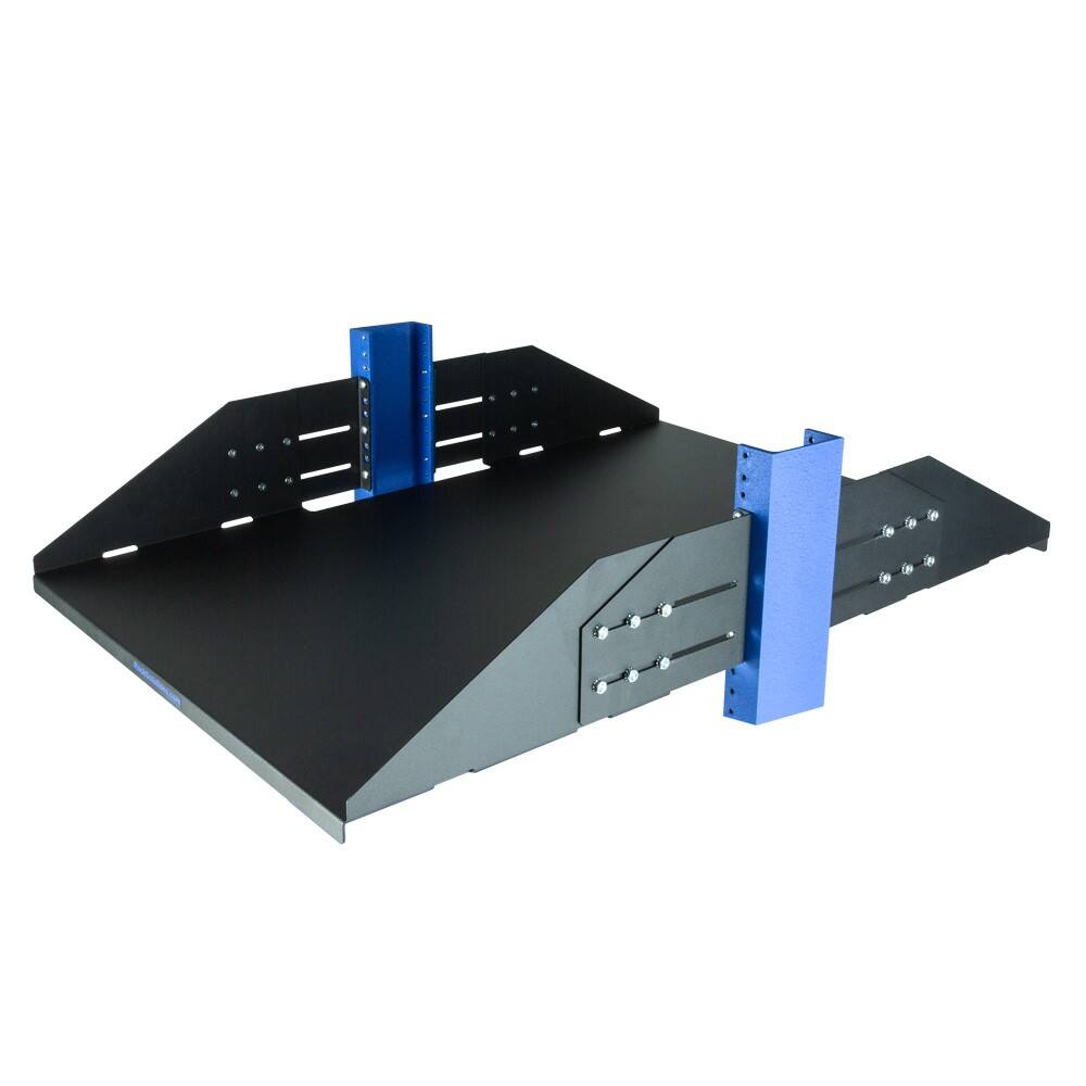 RackSolutions 3U 2Post Adjustable Center Mount Solid Shelf, 29in Depth ...