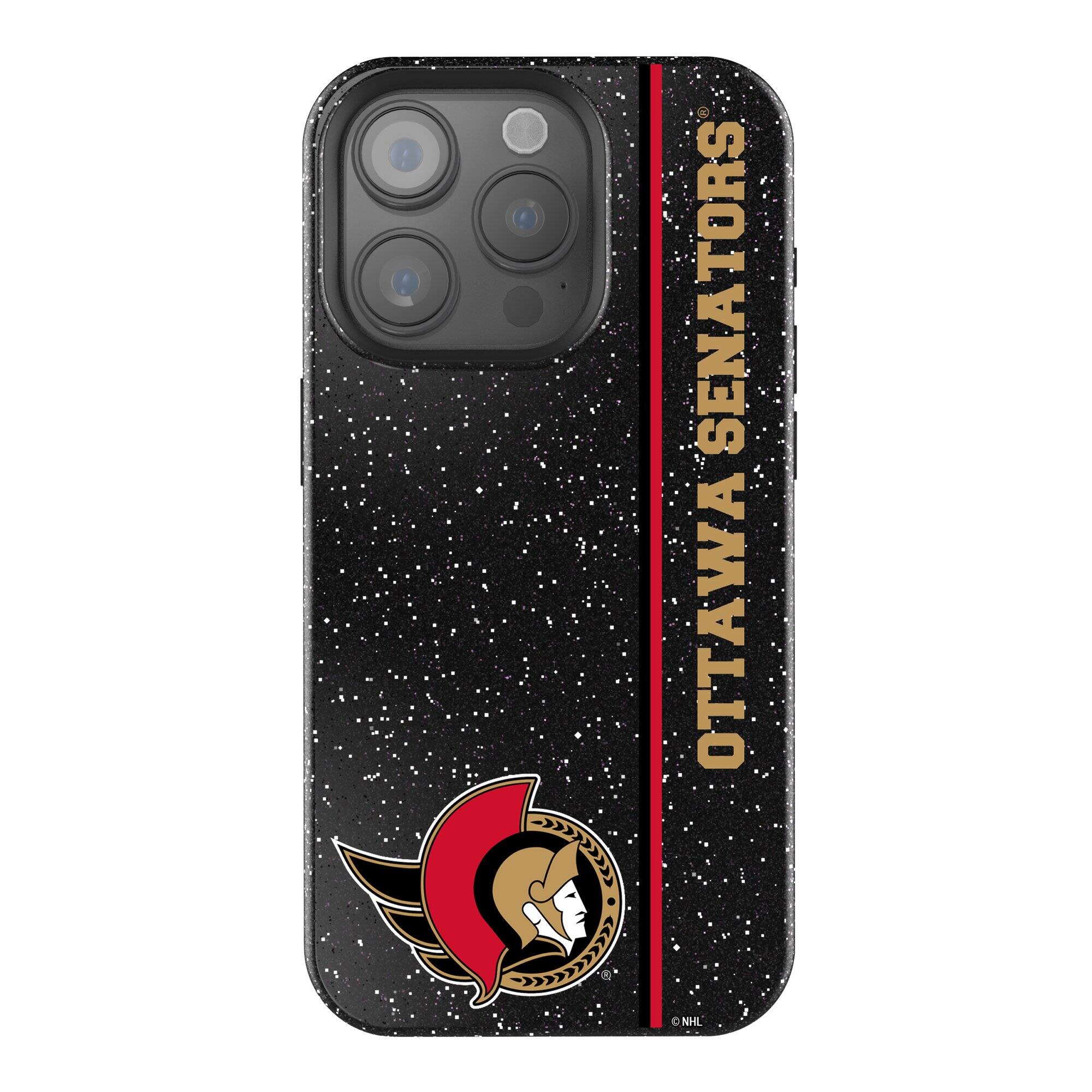 Keyscaper NHL Ottawa Senators Sidebar Bling iPhone Case 15 Black ...