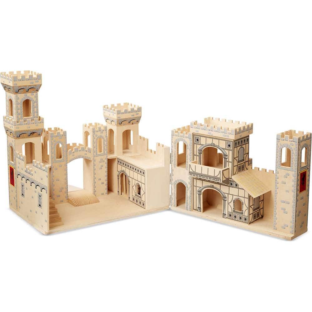 Customer Reviews: Melissa & Doug Folding Medieval Castle Multi Color ...