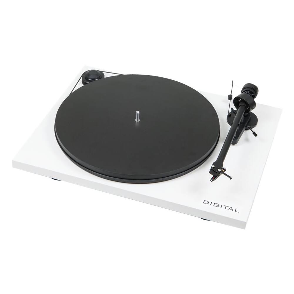 Best Buy: Pro-Ject Essential Stereo Turntable Glossy White ESSENTIAL II ...