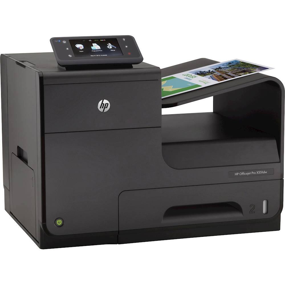 Best Buy: HP Refurbished OfficeJet Pro X551dw Wireless Printer CV037A#B1H