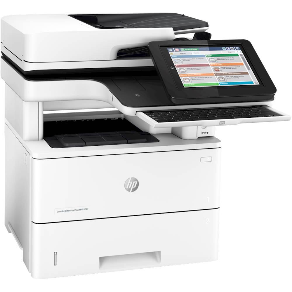 Best Buy: HP LaserJet Enterprise Flow MFP M527z Wireless Black-and ...