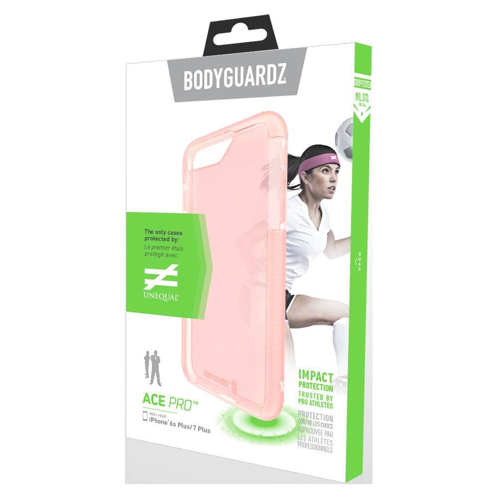 Best Buy: BodyGuardz Ace Pro Case for Apple® iPhone® 7 Plus White/pink ...