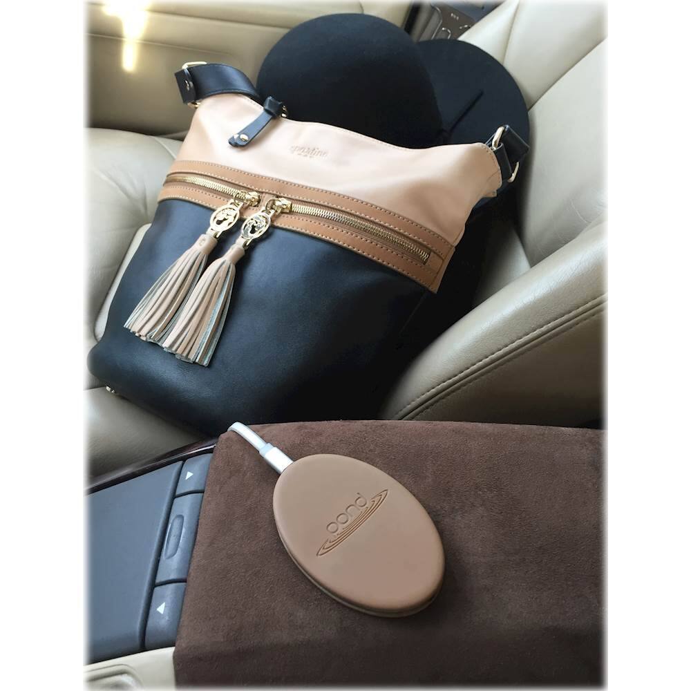 Best Buy: Pond Drop Wireless Charger Sand with Brushed Aluminum 700-000262