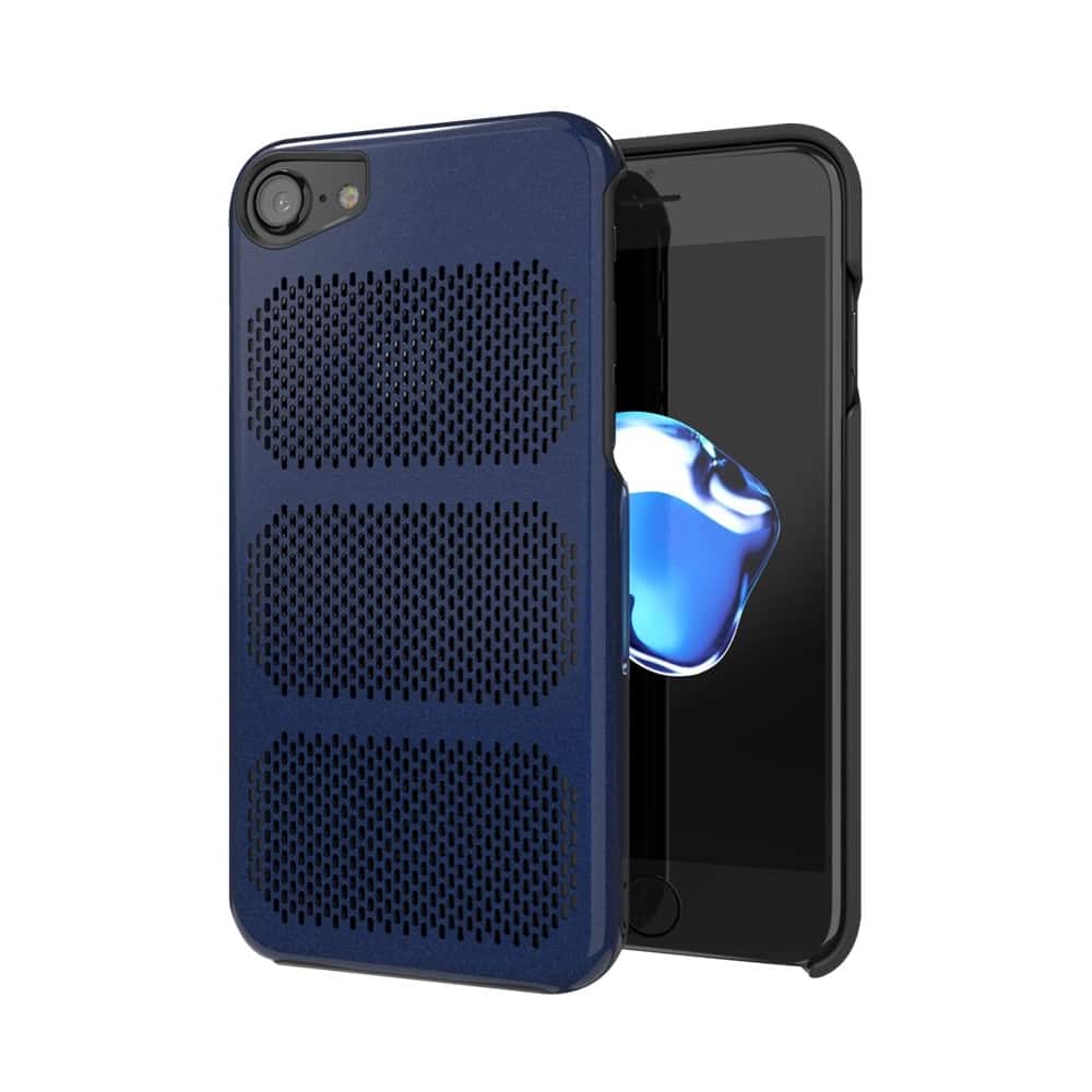 Best Buy: IOMCASES Case for Apple® iPhone® 7 Black trim/intense blue EG7-03