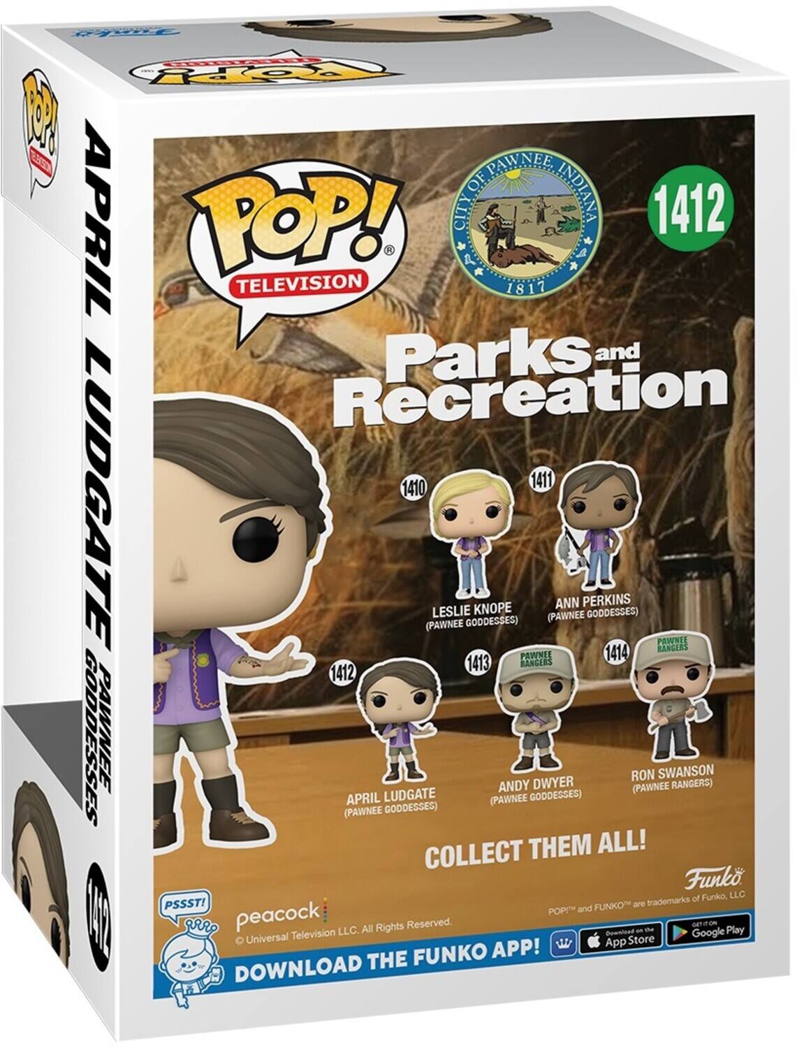 Funko POP! TELEVISION: Parks & Recreation April (Goddess) Collectibles ...