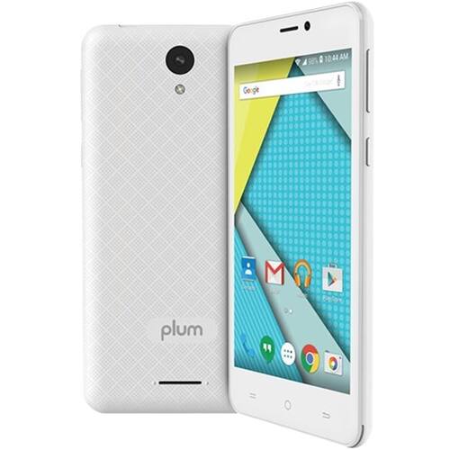Best Buy: Plum Might Plus 2 with 8GB Memory Cell Phone (Unlocked) White ...