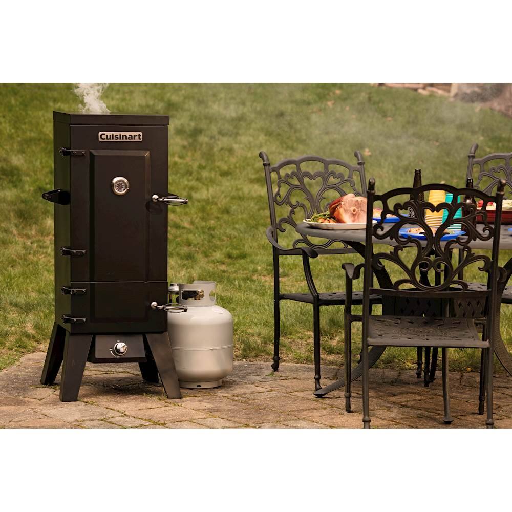 Customer Reviews: Cuisinart Vertical 36" Propane Smoker Black COS-244 ...