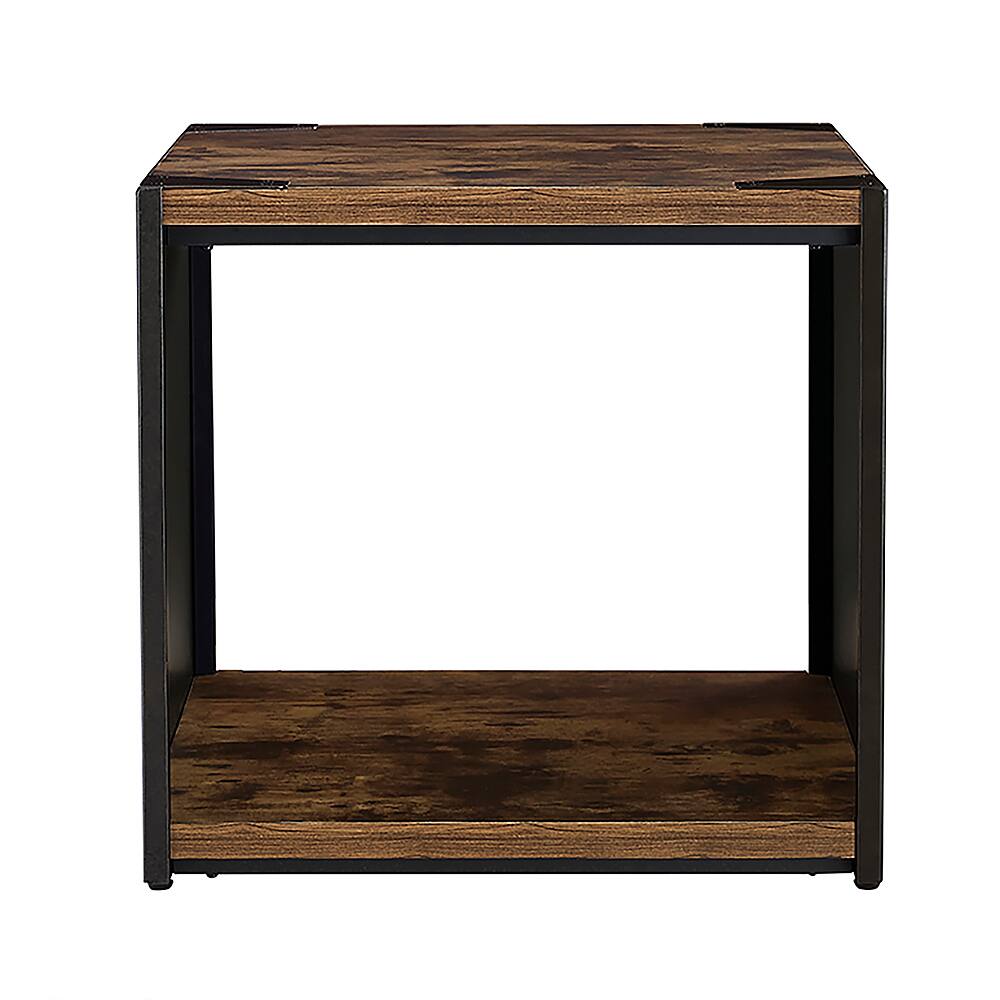 Best Buy: Walker Edison Urban Side Table Reclaimed Wood BB24SPSTRW