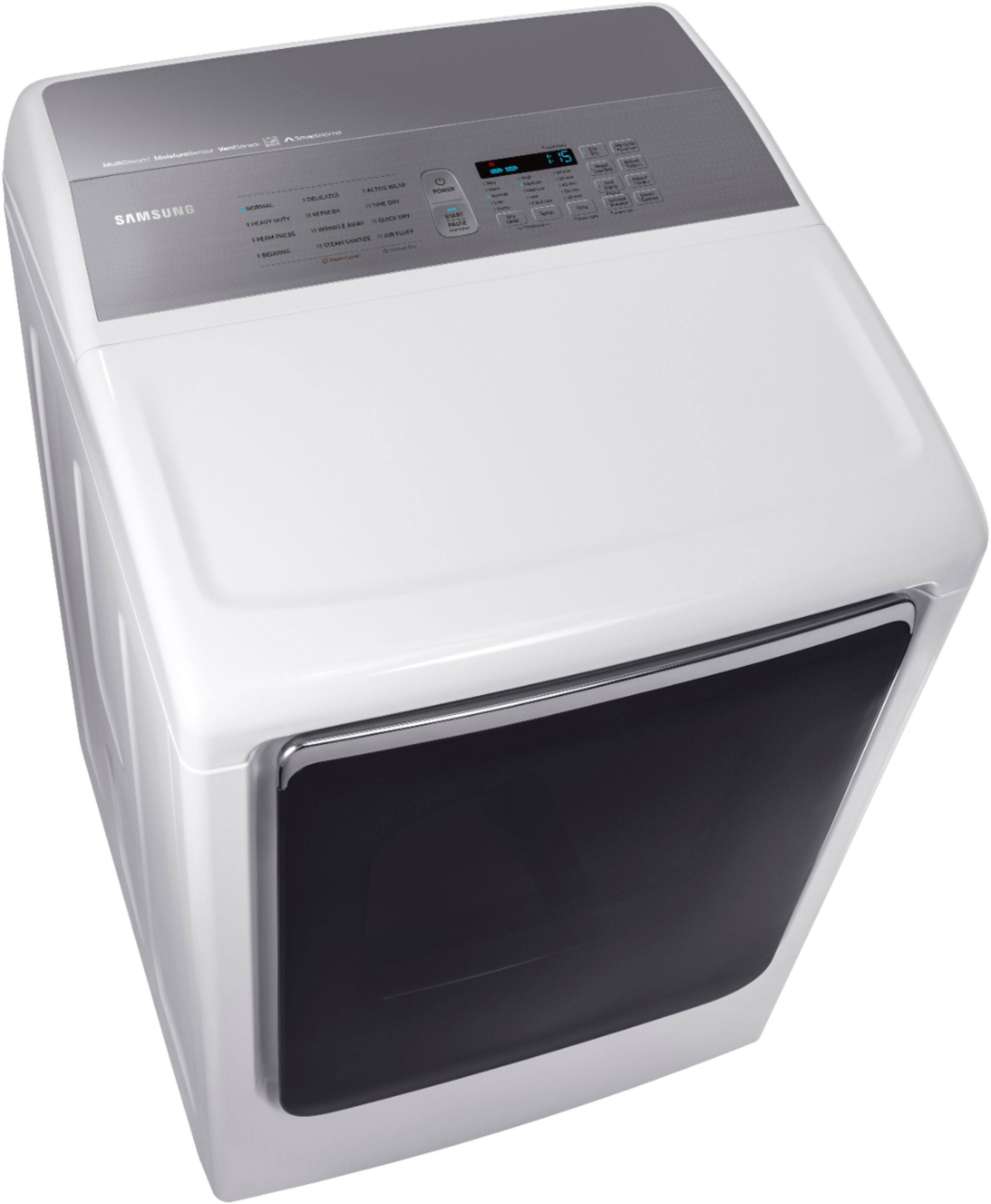 Best Buy: Samsung 7.4 cu. ft. Capacity Electric Dryer with Steam ...