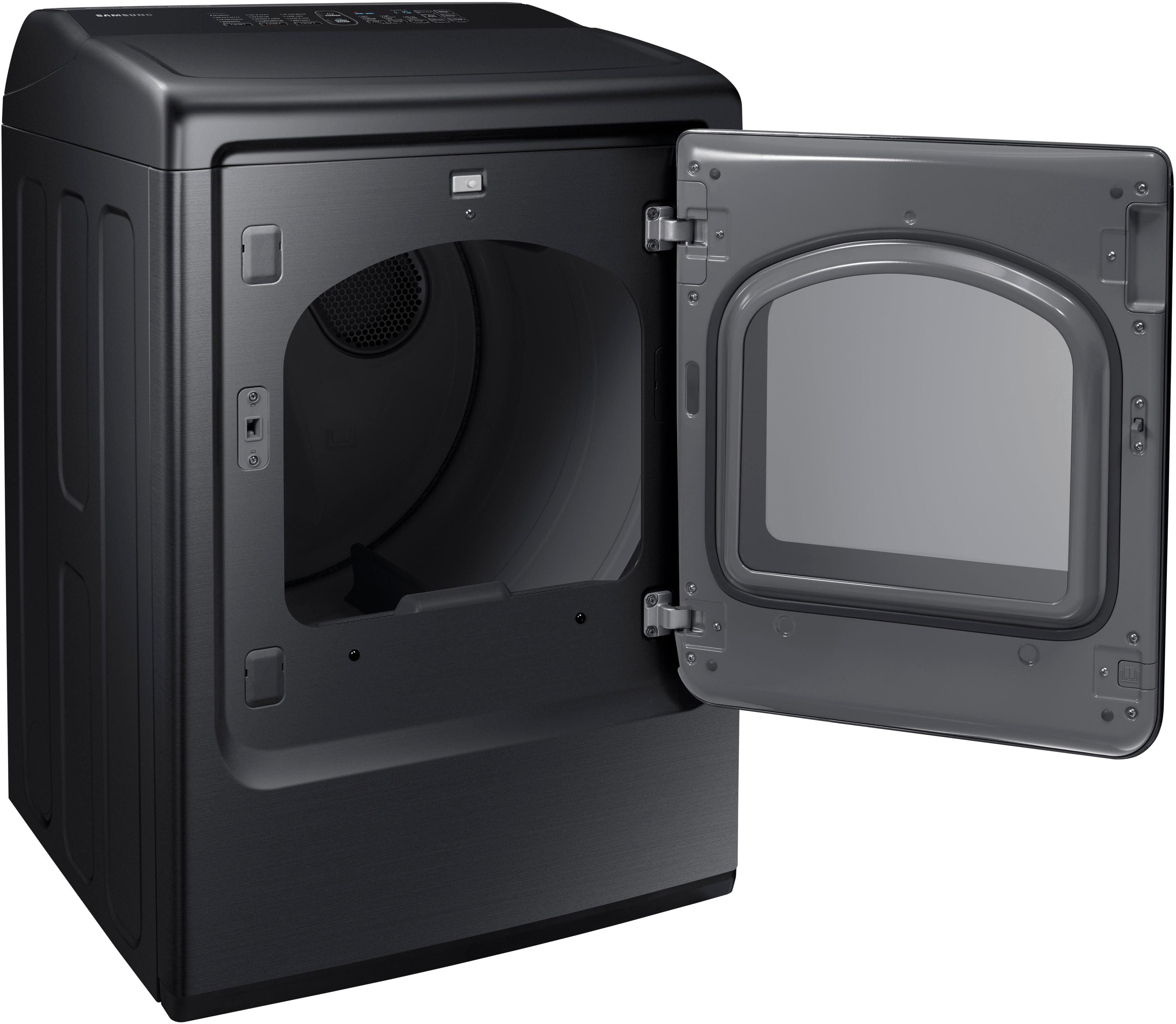 Best Buy: Samsung 7.4 Cu. Ft. Electric Dryer with Steam and Sensor Dry ...