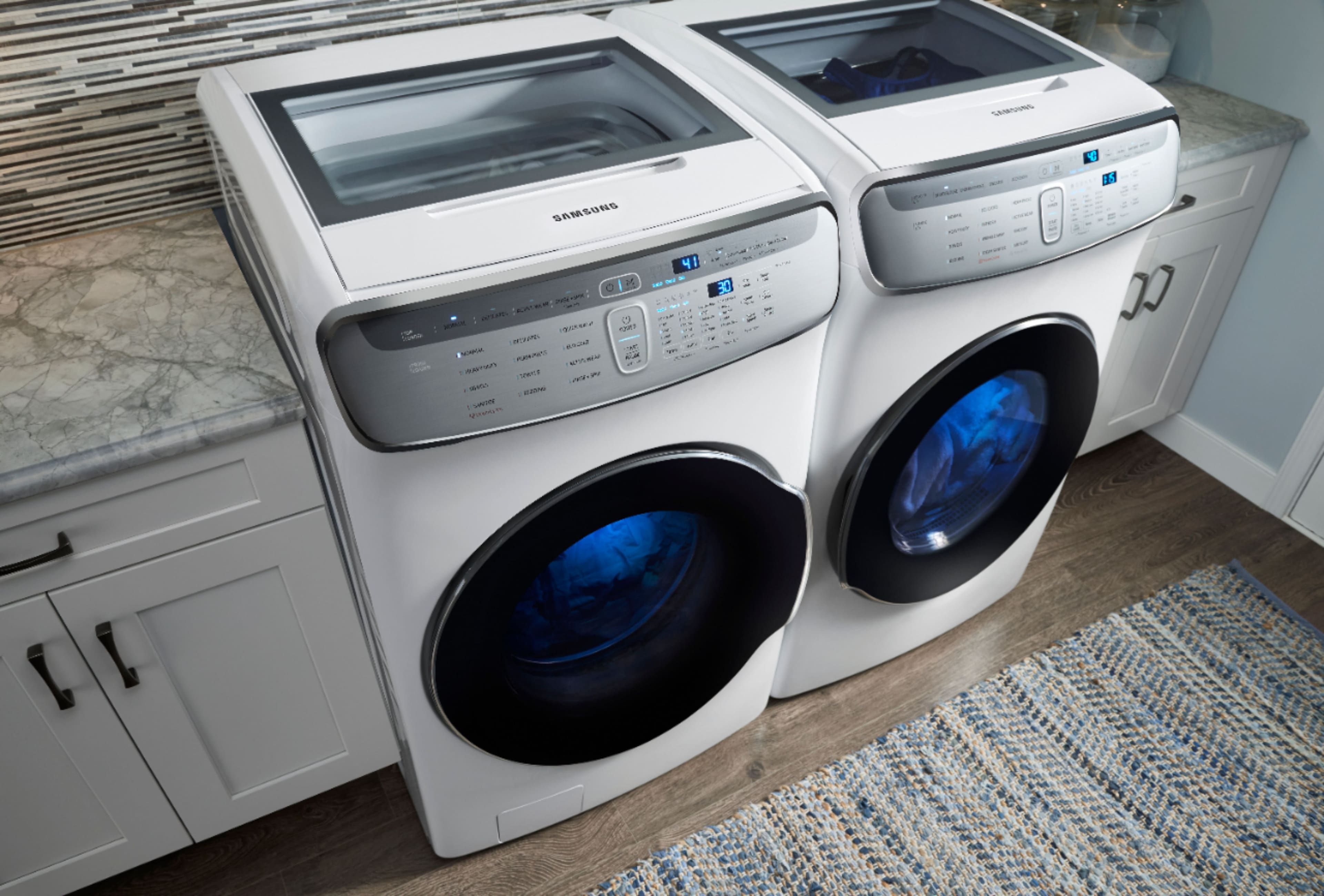 Best Buy: Samsung 7.5 Cu. Ft. Smart Electric Dryer with Steam and ...