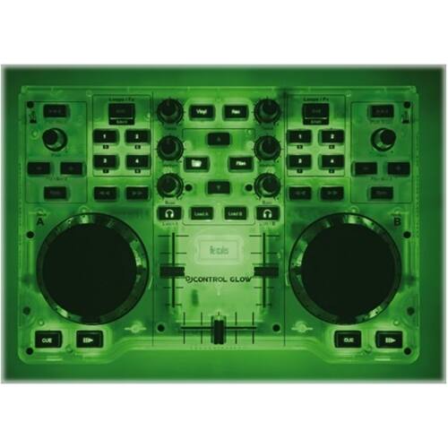 Best Buy: Hercules DJ Mixer Green 4780839