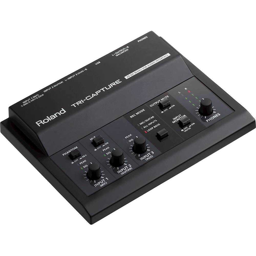 Best Buy: Roland TRI-CAPTURE 3-Channel USB Audio Interface UA-33