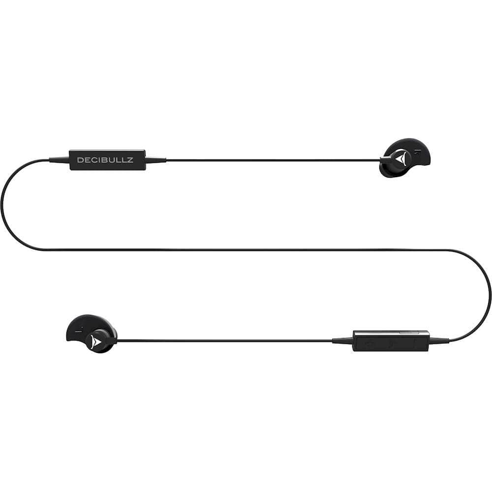 Best Buy: Decibullz Custom Moldable Wireless Earbud Headphones Black WL-BLK