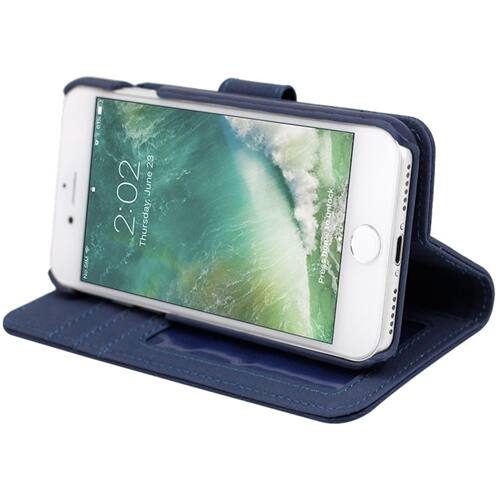 Best Buy: Prodigee Wallegee Case for Apple® iPhone® 7 Plus Blue 34-2997 ...