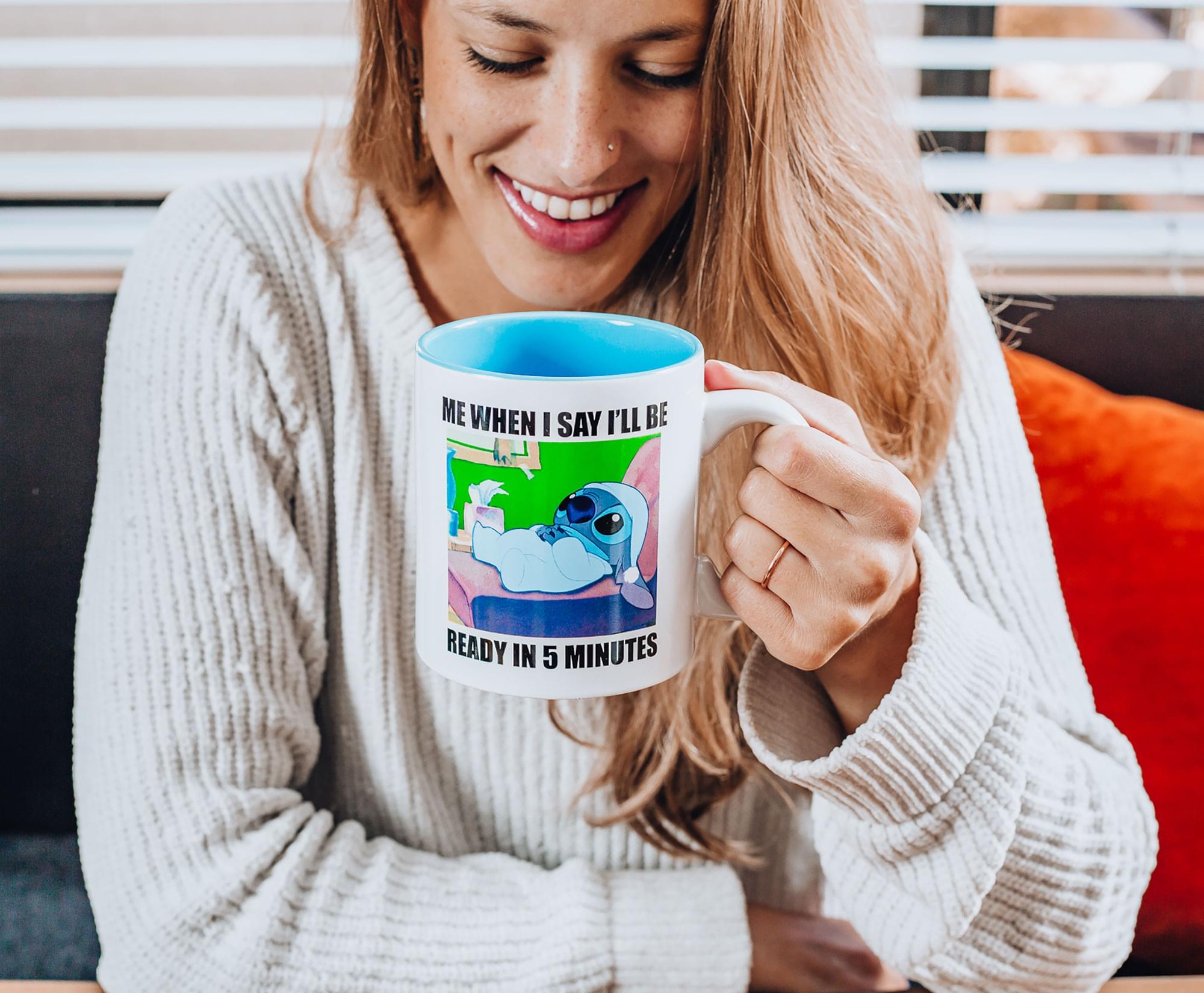Disney Lilo & Stitch "When I Say I'll Be Ready" Ceramic Mug | Holds 20 ...