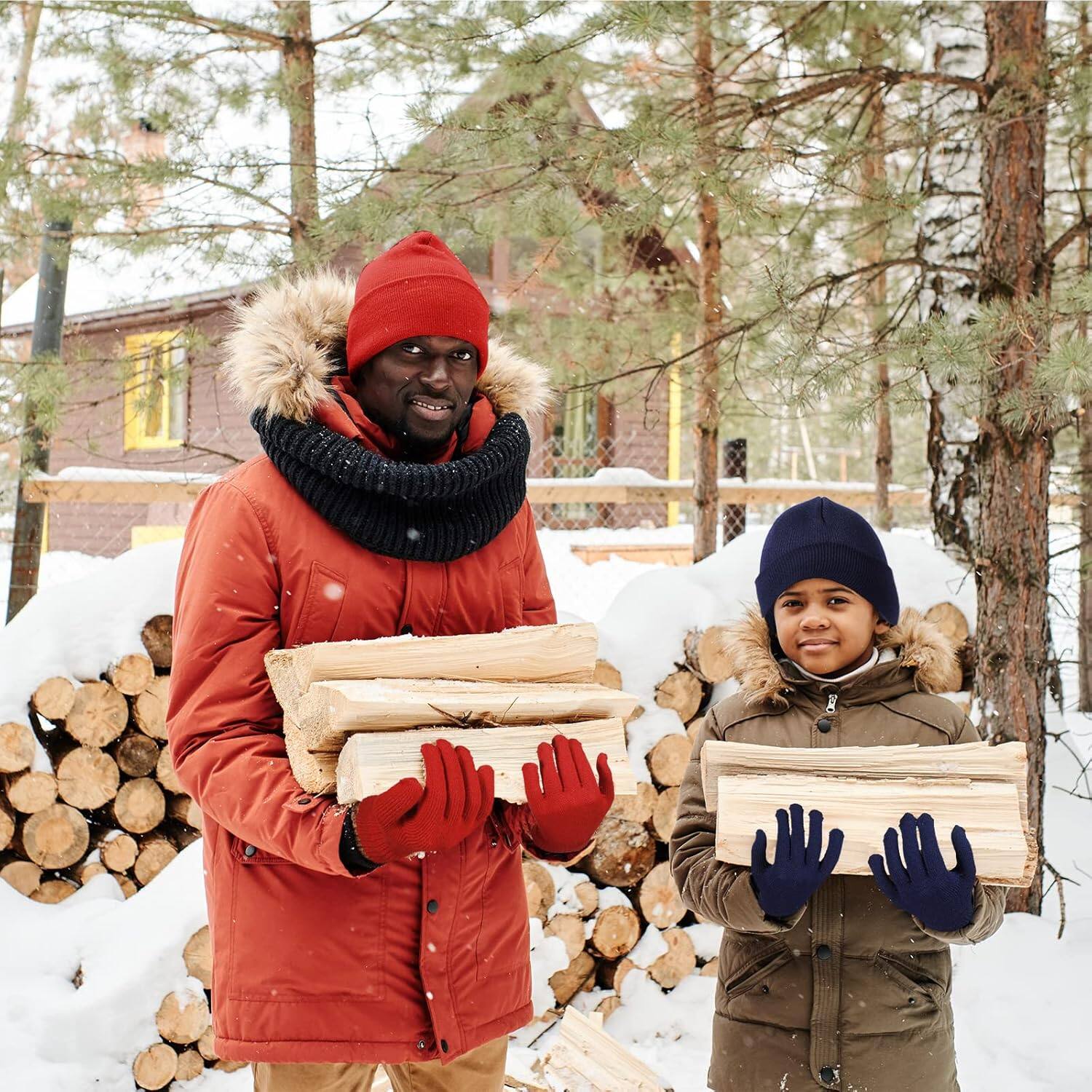 Cozy Serene Winter Beanie Hat Gloves Set with Warm Socks Bulk, Homeless ...