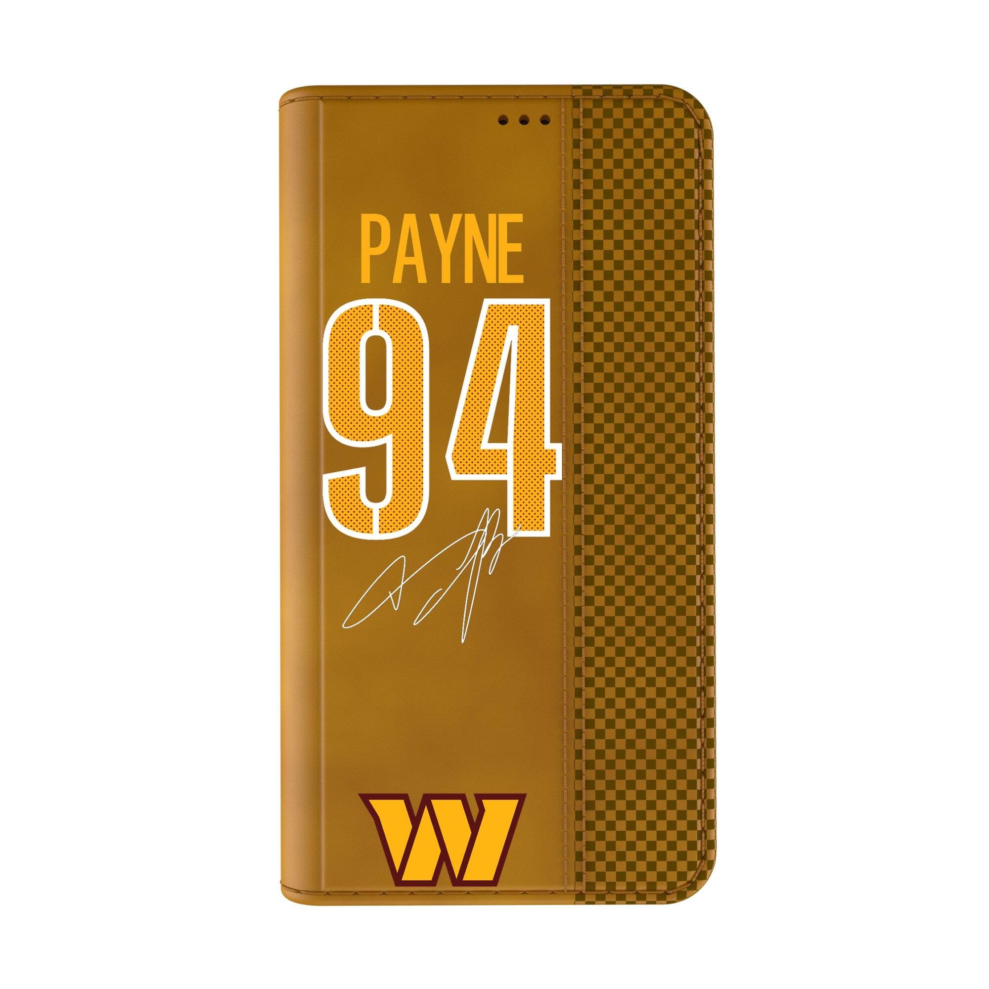 Keyscaper NFL Daron Payne Washington Commanders Folio iPhone Case 14 ...