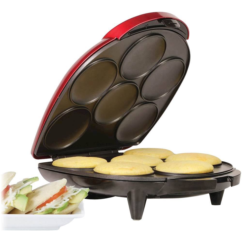 Best Buy: Arepa Maker Metallic Red HU-09005R-M