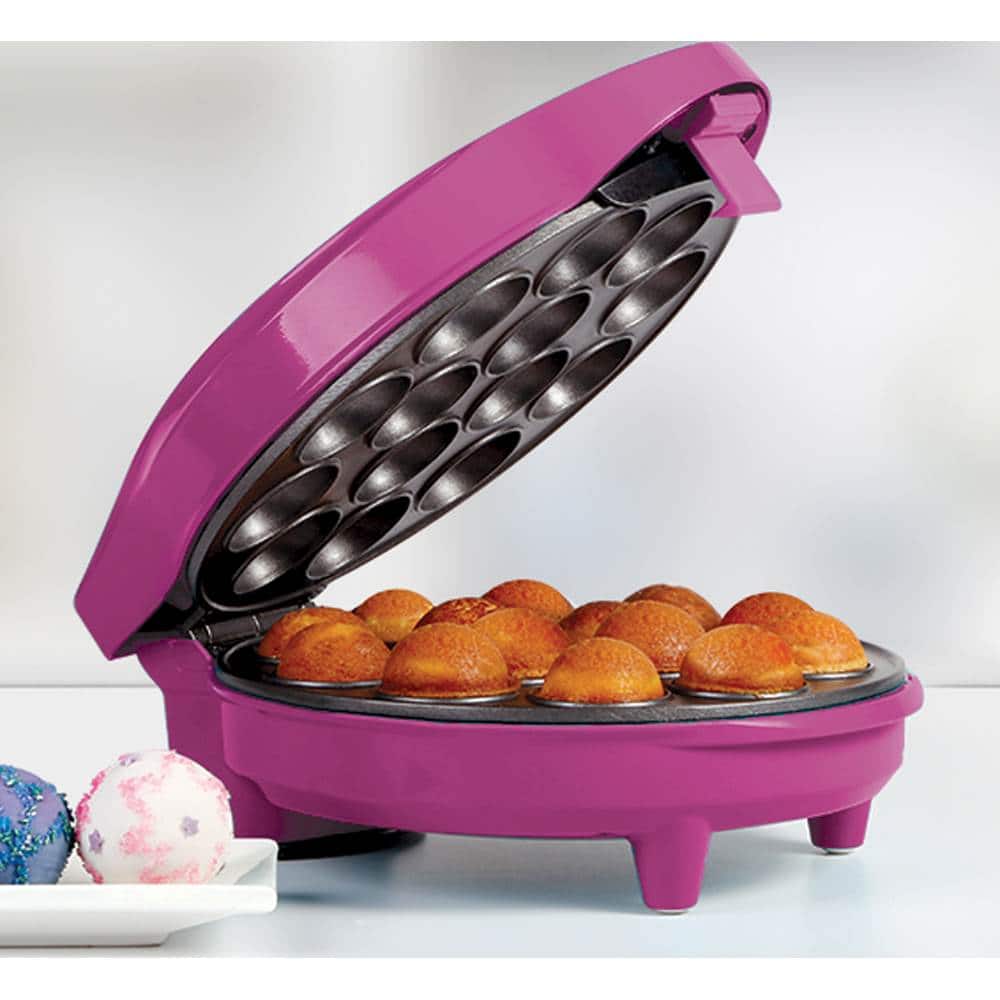 Best Buy: Holstein Housewares Fun Cake Bite Maker Magenta HF-09014M