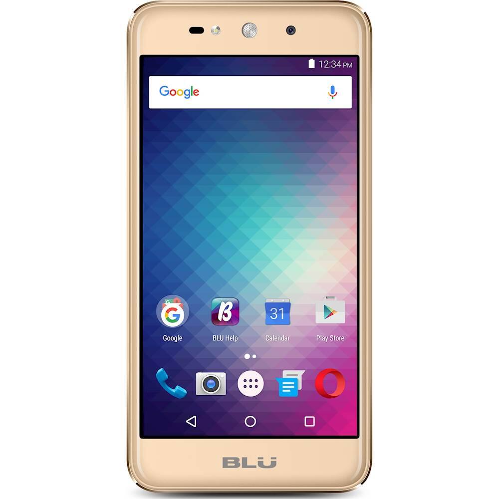 Best Buy: BLU Grand X with 8GB Memory Cell Phone (Unlocked) Gold G090Q GOLD